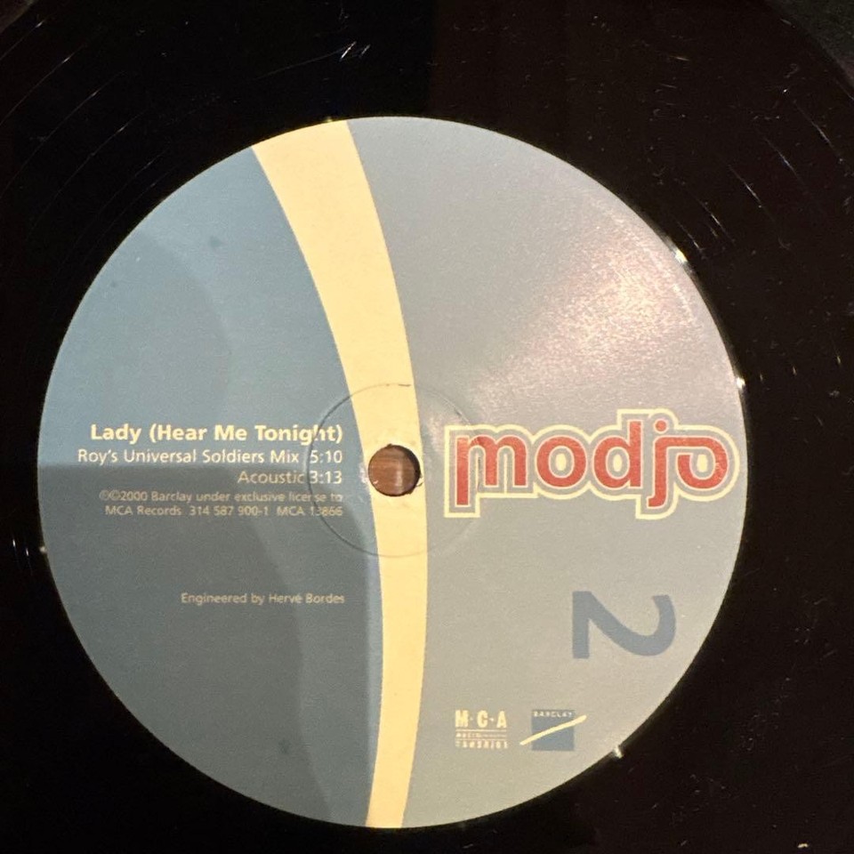 Modjo Lady Hear Me Tonight Vinyl Record UK Chart Hit Disco House Rare ...