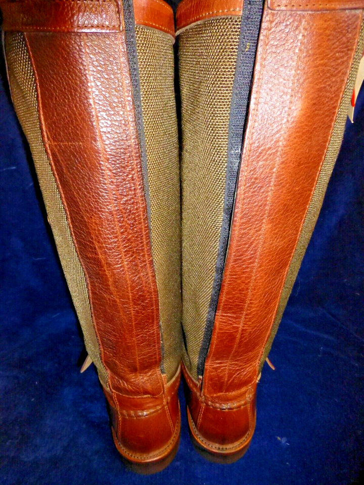 CHIPPEWA BULLHIDE & VIPER CLOTH SNAKE& BOOTS SIZE MENS SIZE 9 1/2d MAKE ...