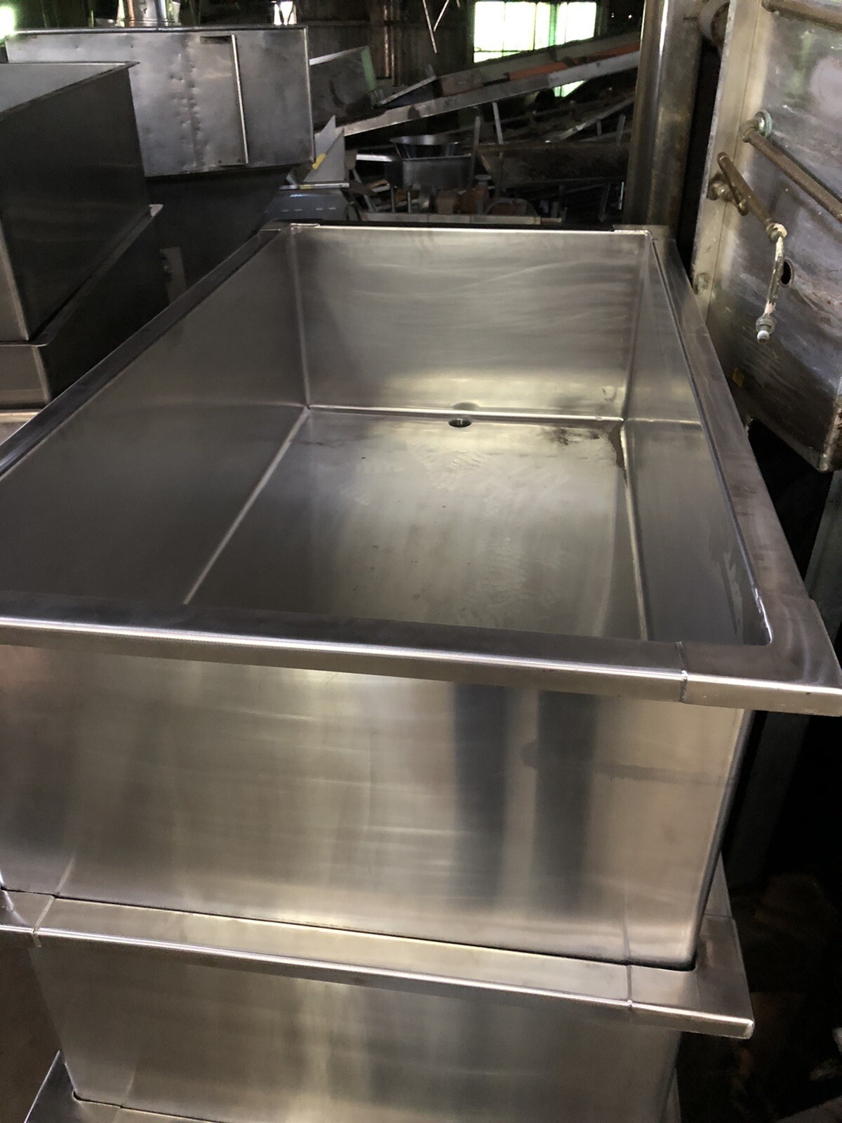 Stainless Steel rectangular tank 180 ga. | eBay