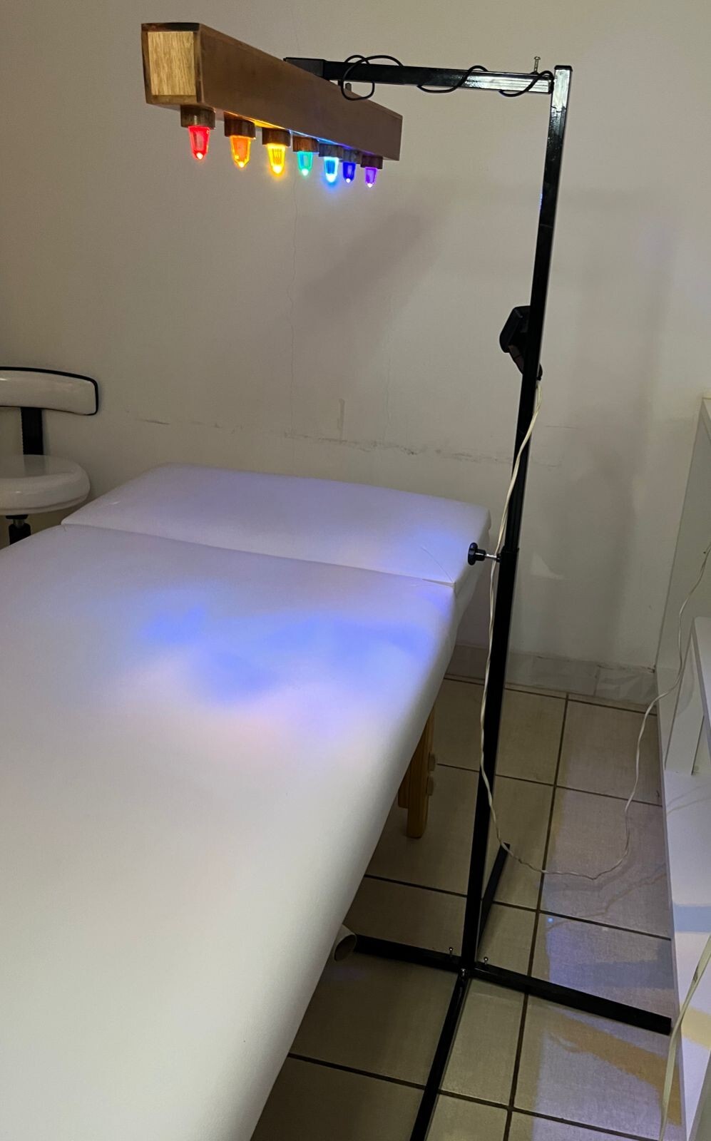 Crystal Light Bed Chromotherapy Color Therapy naturopathy Yogic Quantum ...
