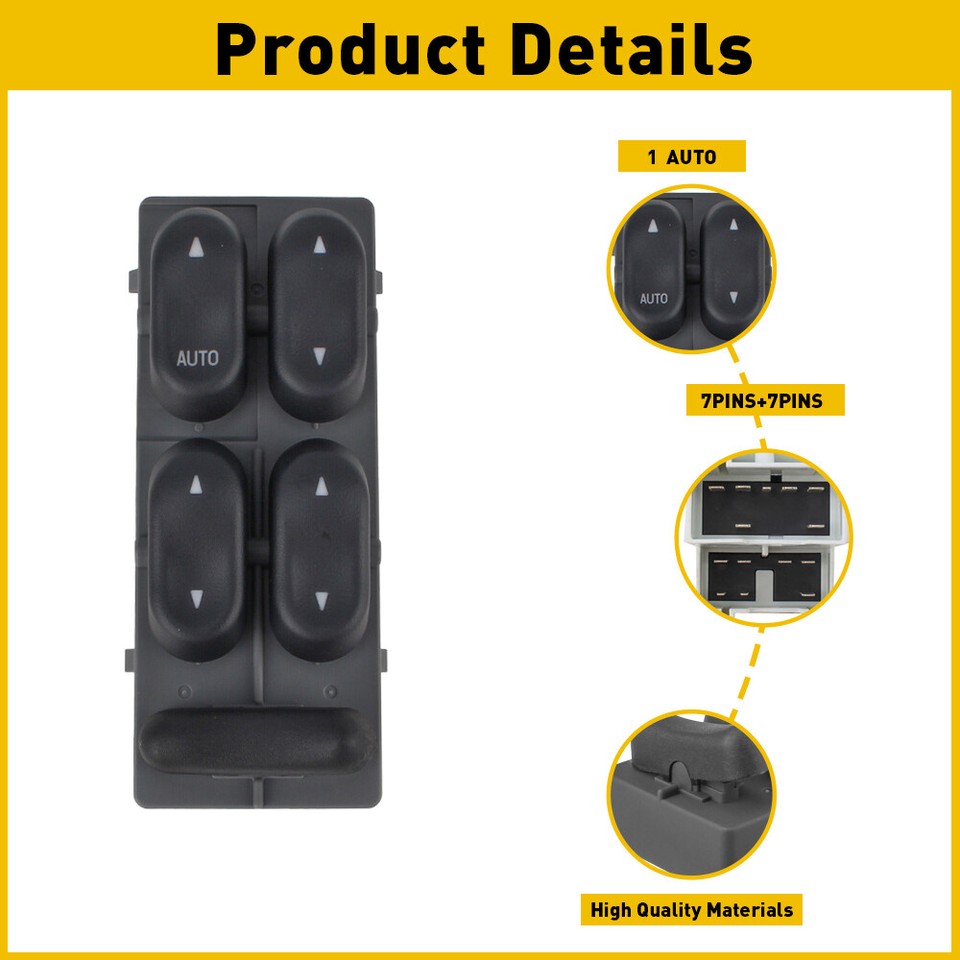 1999-2001 Ford F250 F350 F450 F550 Master Driver Side Power Window ...