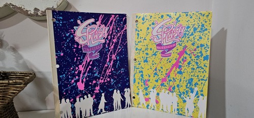 New 90s Vintage Splash Ruled Notebooks Colorful Back To School Supplies ...