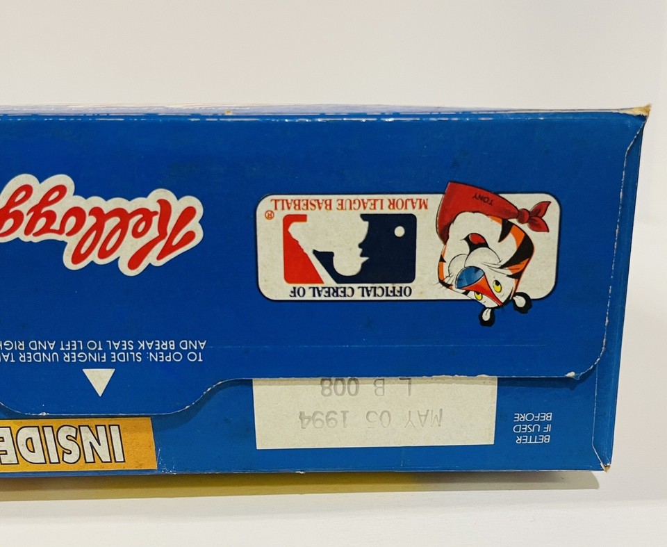 1993 Ken Griffey Jr Sealed Kellogg's Frosted Flakes Cereal Box Seattle ...