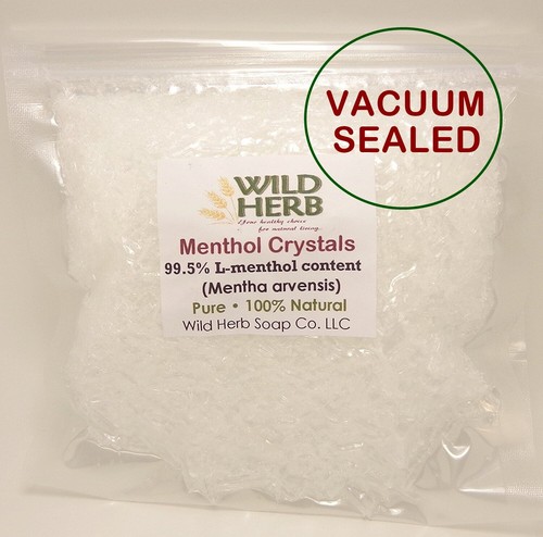 NATURAL MENTHOL CRYSTALS | USP Grade Mentha Arvensis | BULK SIZES | US ...