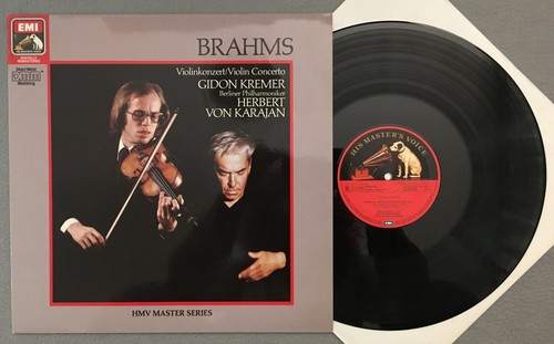K247 Brahms Violin Concerto Kremer Karajan BPO EMI 055 29 0293 1 ...