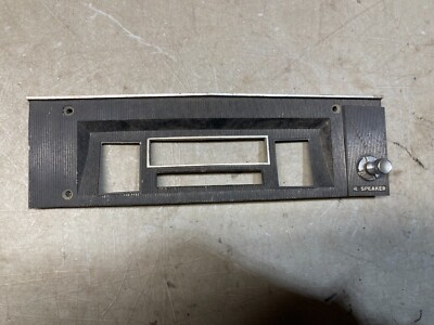 1968 CHARGER RALLYE DASH RADIO PLATE WITH REAR SPEAKER CONTROL B-BODY ...