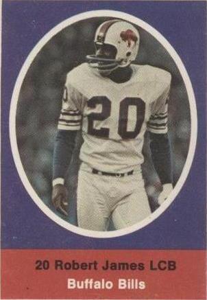 1972 Sunoco NFL Action Player Stamps - Robert James (RC) for sale ...