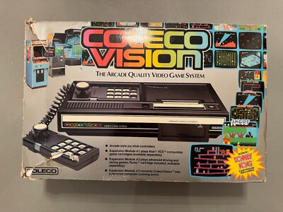 ColecoVision Console 1982 Complete In Box - Paperwork, Controllers, 3 ...