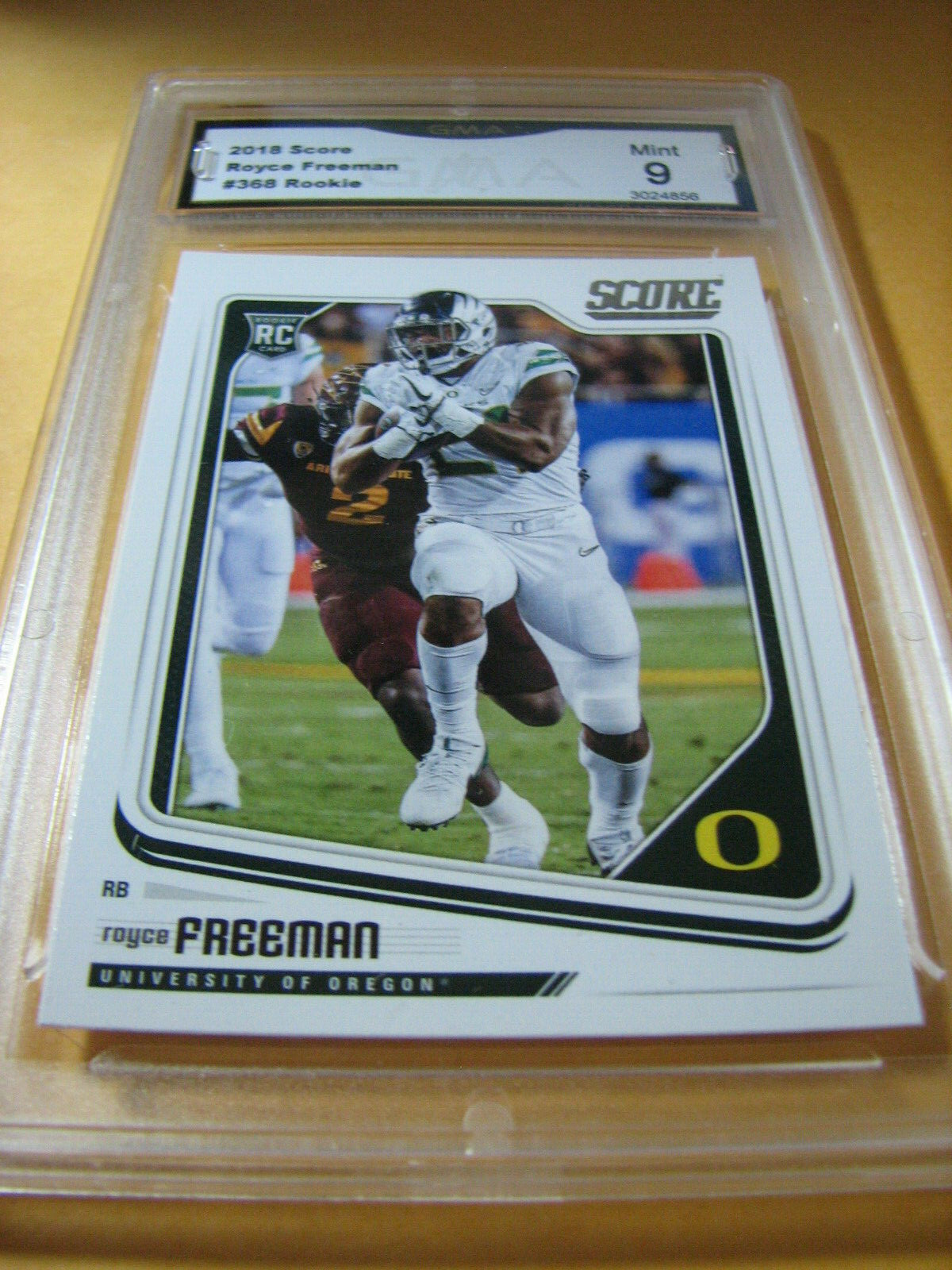 ROYCE FREEMAN BRONCOS 2018 SCORE ROOKIE RC # 368 GRADED 9 L@@@K | eBay