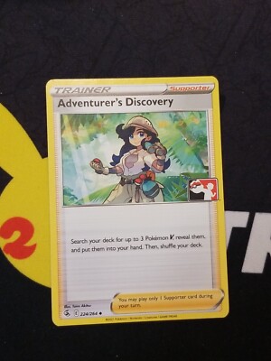 Adventurer's Discovery Pokemon Prize Pack Promo Series 2 Pokemon Card ...