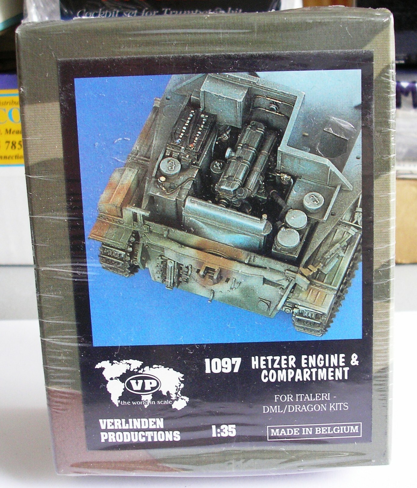 VERLINDEN PRODUCTIONS 1097 - HETZER ENGINE & AND COMPARTMENT - 1/35 ...