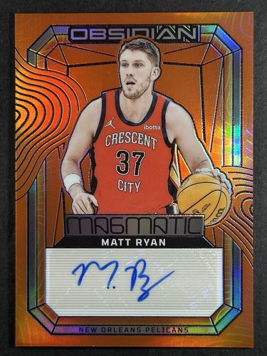 2023-24 Panini Obsidian Matt Ryan Magmatic Signatures Auto Orange Flood ...