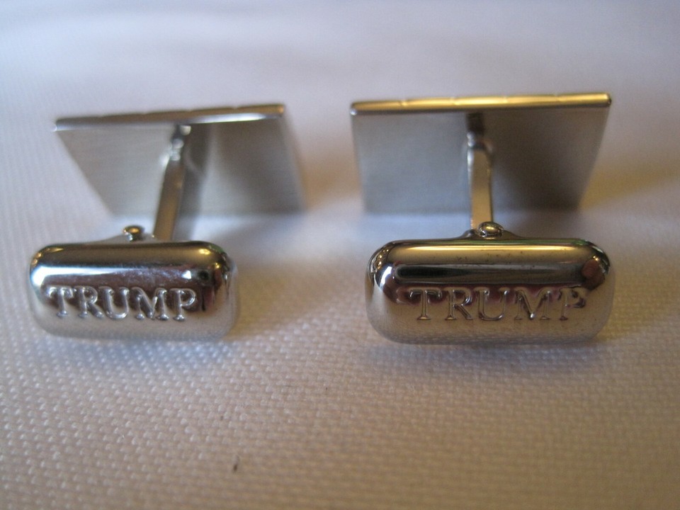 Donald Trump Signature Collection Checkerboard Rectangular Cufflinks | eBay