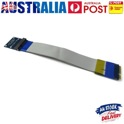 Flexible PCI Express Extender Extension Cable Mini PCIe 1X to 1X Slot ...