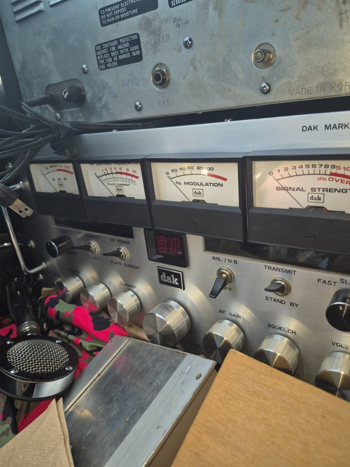 Working Super Rare DAK Mark 10 CB Base Radio | eBay