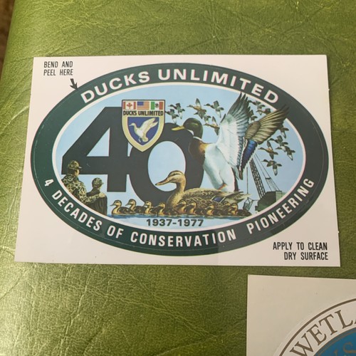 3 Ducks Unlimited Decal Sticker 40 Years 50 Years & 60 Years ...