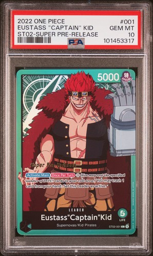 2022 ONE PIECE STARTER DECK ST02-WORST GENERATION EUSTASS "CAPTAIN" KID ...