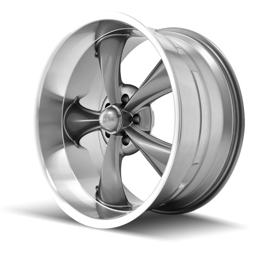 (Set of 4) Ridler 695 17x8 5x4.5" +0mm Gunmetal Wheels Rims 17" Inch ...