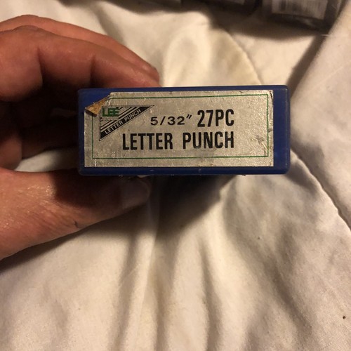 Letter Metal Stamp Set 5/32" 4mm Alphabet A to Z and Symbol &, Stamps ...