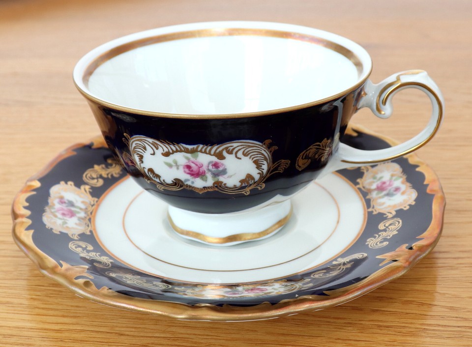 Set Di Tazze Da Caffè Rosen Reichenbach Barocco 2 Pezzi Porcellana ...