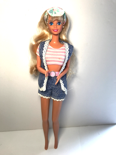 Barbie STROLLIN FUN Doll - Original Top Vest Shorts Outfit #13742 ...
