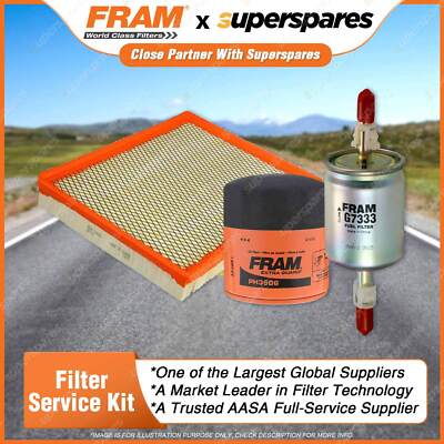 Fram Filter Service Kit Oil Air Fuel for Holden Commodore VT II VX VY ...