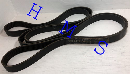 Serpentine F4Tz-8620-T V-Micro Belt Motorcraft Brand Fits FORD E250 ...