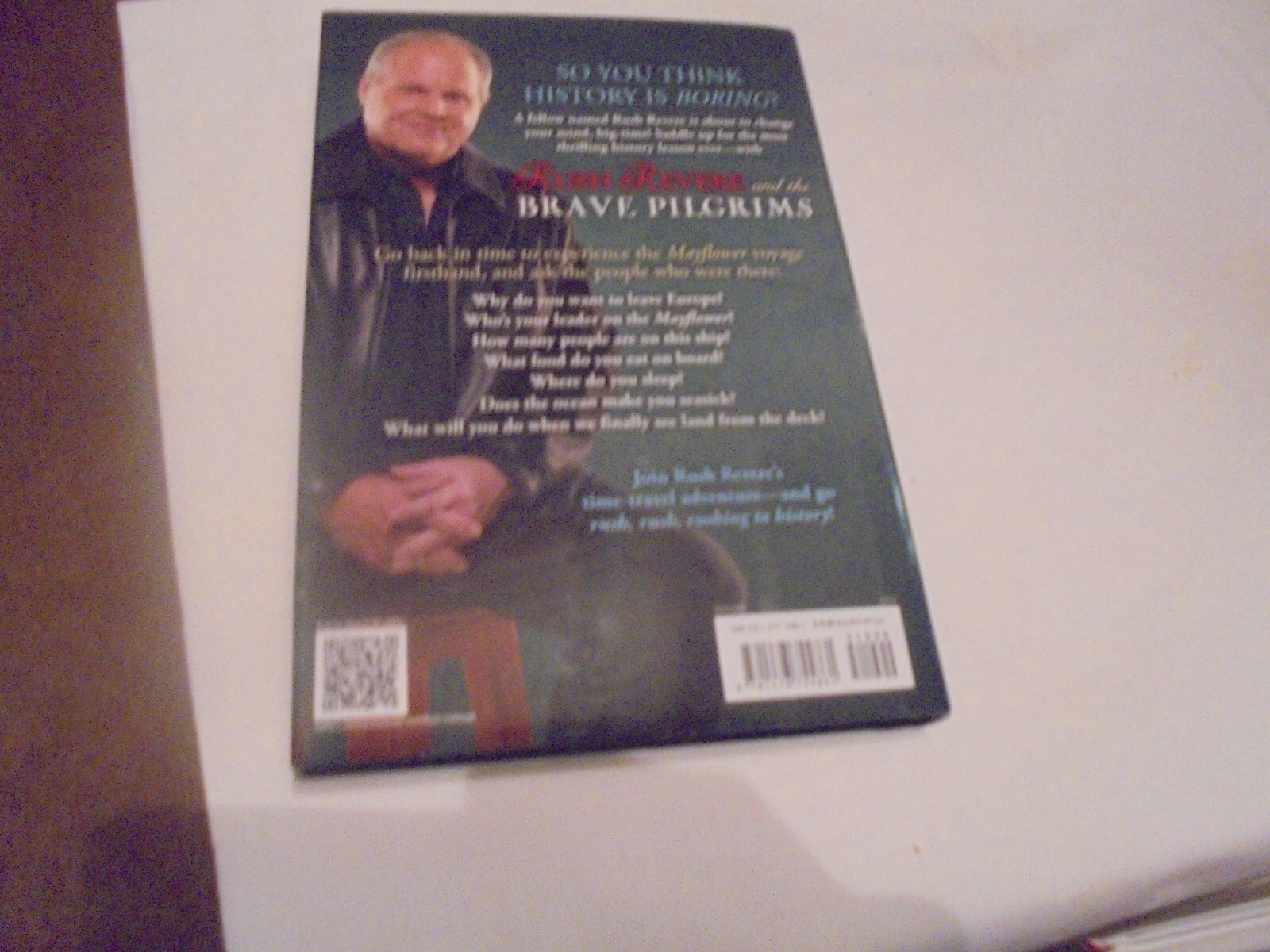 Rush Revere and the Brave Pilgrims Time-Travel Adventures Rush Limbaugh ...