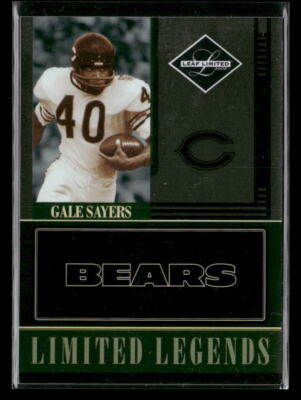 2006 Leaf Limited #LL-3 Gale Sayers Legends #/100 | eBay