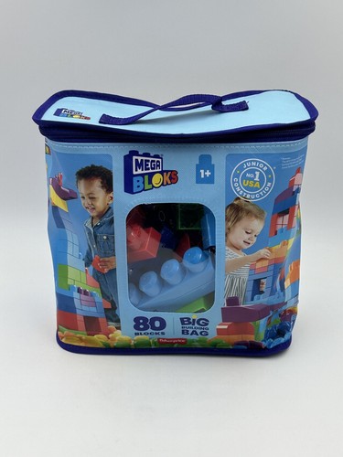 Mega Bloks 1+ First Builders Big Building Bag Construction Set 80 ...