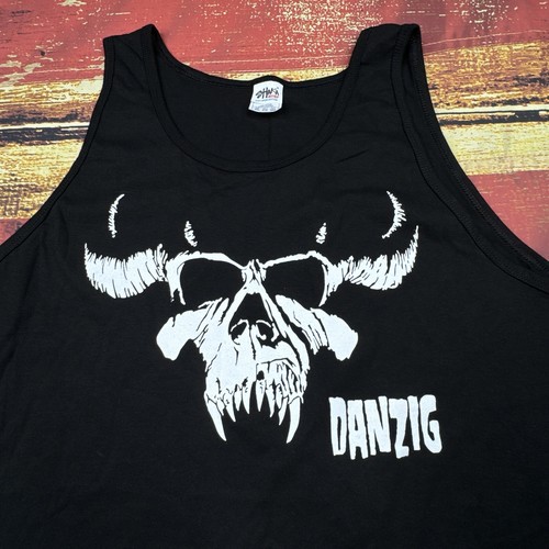 DANZIG Shirt Muscle Tank Top Mens 5XL Heavy Metal Band Black Trucker ...
