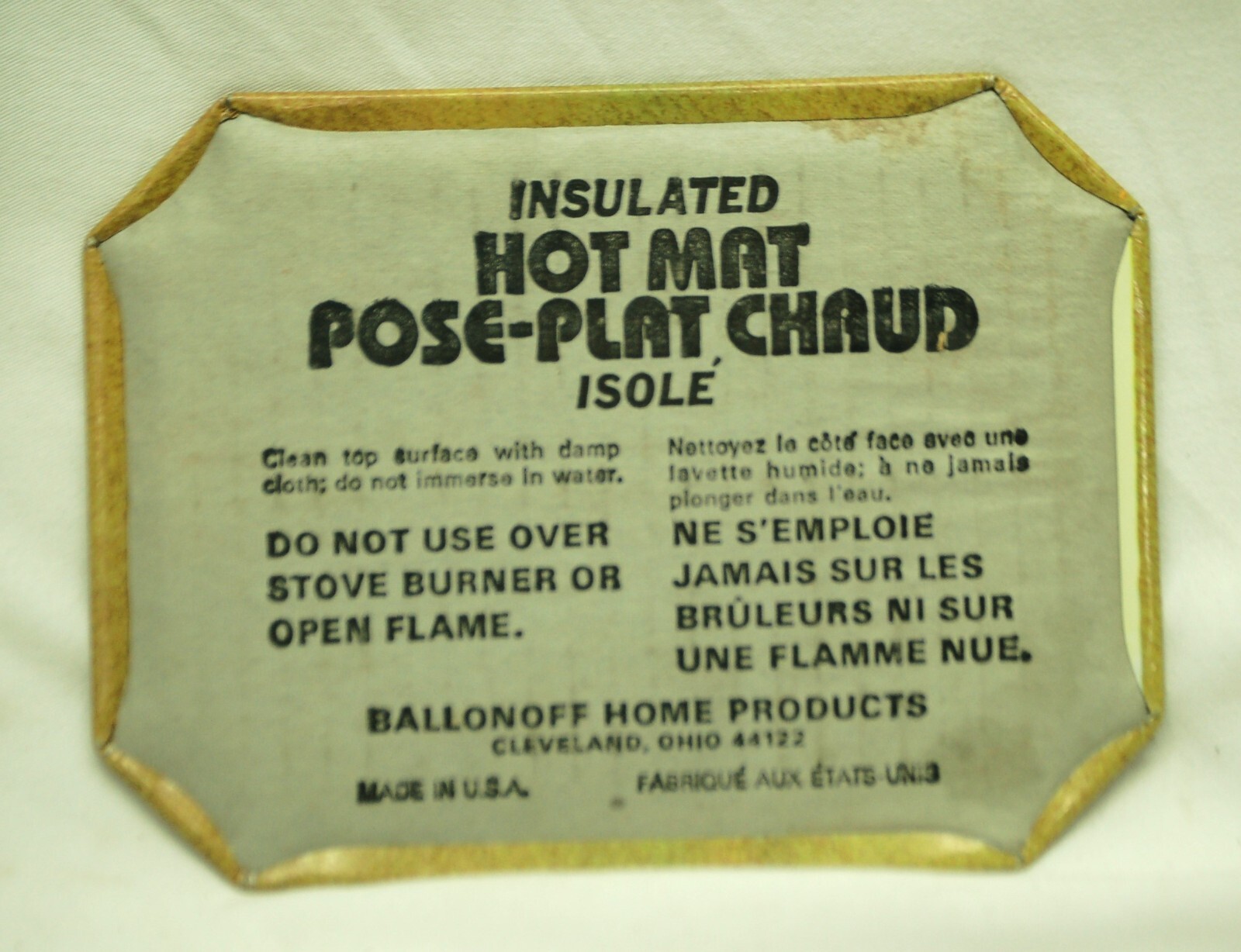 Ballonoff Insulated Hot Mat Mom's Pie Co. Berry & Apple Vintage 70's | eBay