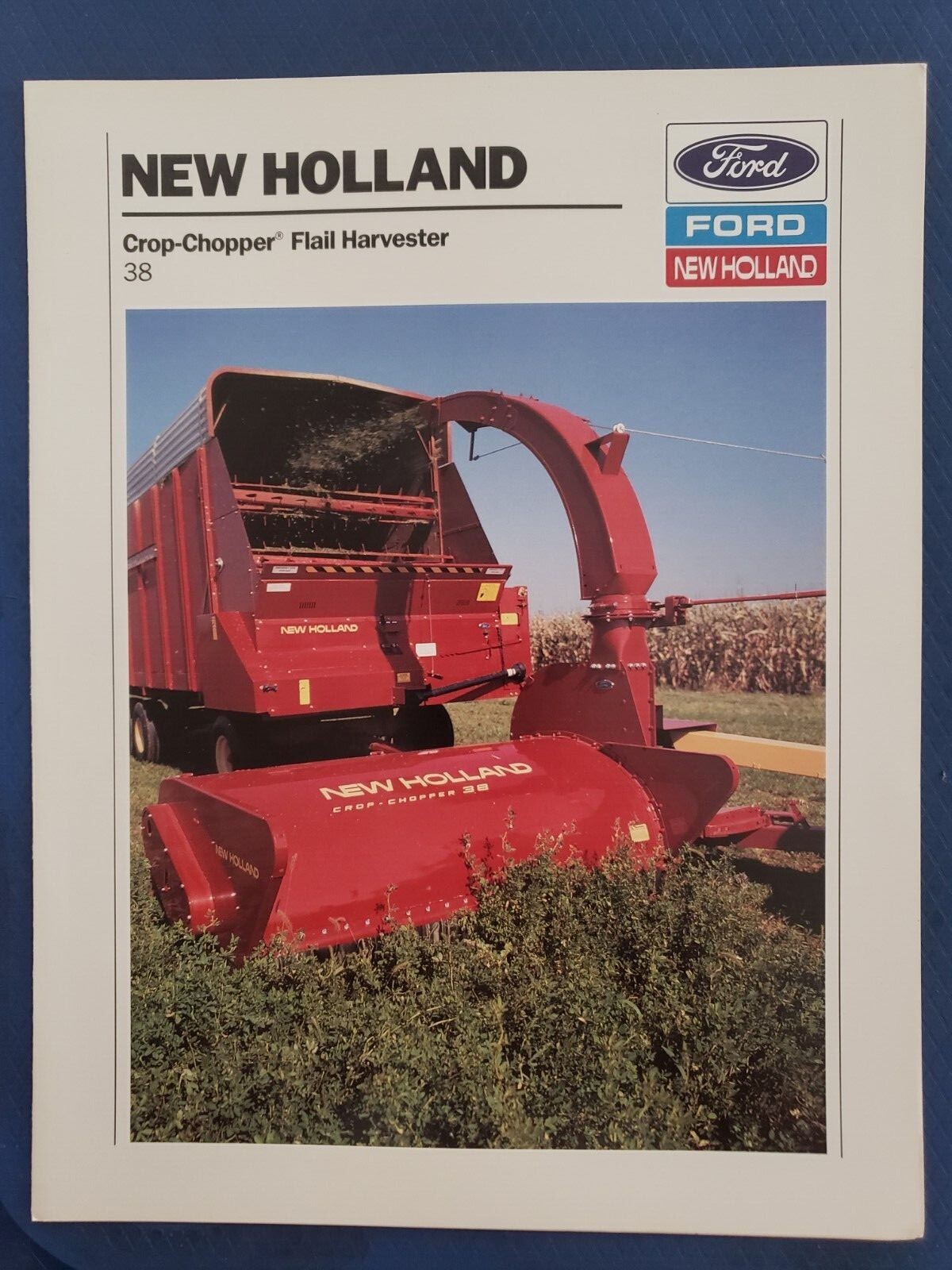 New Holland 38 Crop-Chopper Flail Harvester Sales Brochure H | eBay