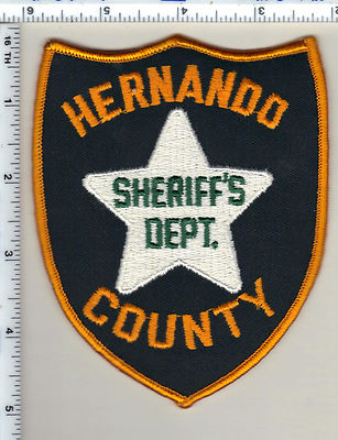 Hernando County Sheriff's Dept. (Florida) shoulder patch - new from ...