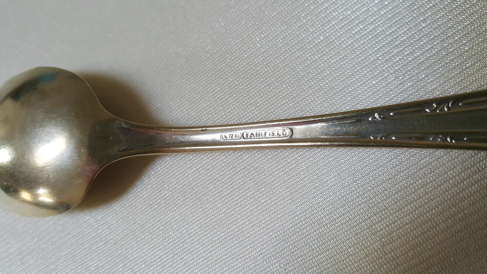 Vintage Fairfield Silverplate Tea Spoon 1915 Alpha Pattern Used Good | eBay
