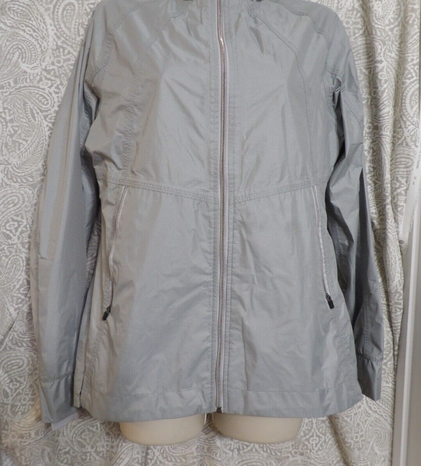 AVALANCHE WEATHER SHIELD WATERPROOF SHELL JACKET Silver WOMENS MEDIUM ...