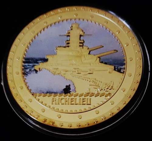 Windsor Mint "Most Famous Battleships" Richelieu 2019 50mm Coin | eBay UK