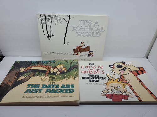 Calvin and Hobbes Lot of 3 Paperback Book Books Bill Watterson | eBay