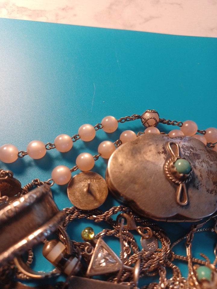 marked925 Or Sterling Silver Scrap Lot 166g | eBay