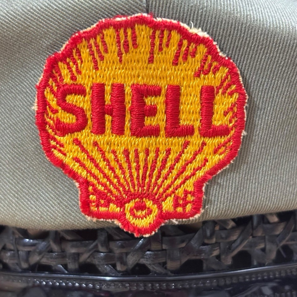 Vintage SHELL Oil Service Gas Station Uniform Hat Cap Original ...
