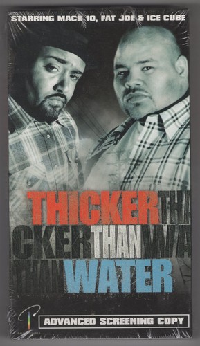 Thicker Than Water (Factory Sealed VHS Screener) Mack 10 / Fat Joe ...
