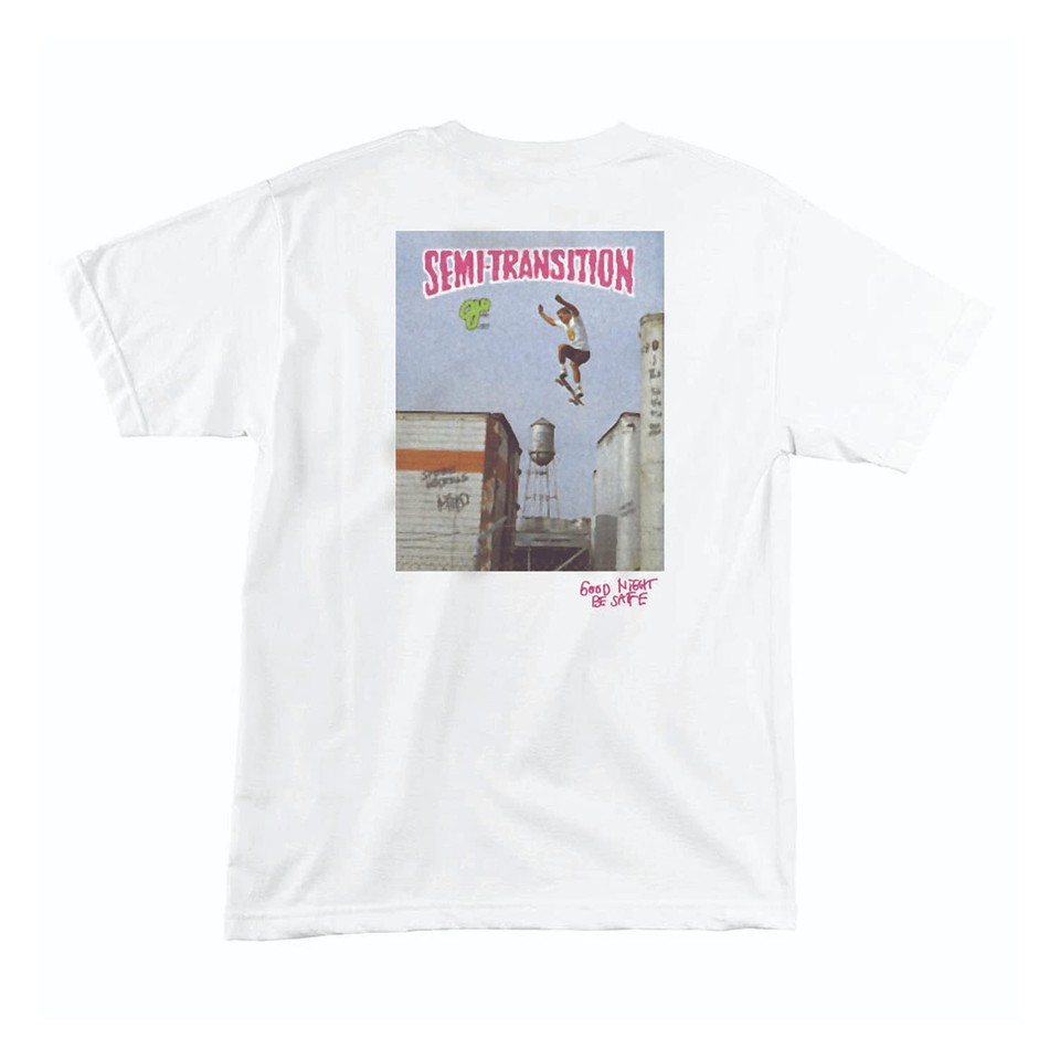 OJ III Skateboard Wheels Shirt Natas Goodnight Be Safe White Size S | eBay