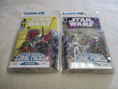 STAR WARS COMIC PACK x2 FENN SHYSA & DENGAR & PRINCESS LEIA & TOBBI ...