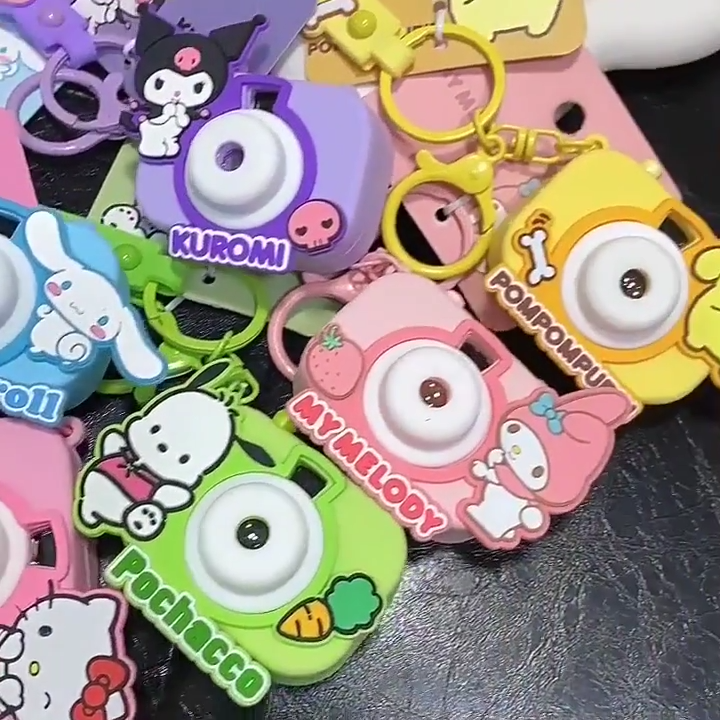 Sanrio Camera Keychain Keyring Cute Kawaii Character Mini Beam ...