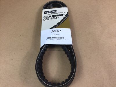 CARLISLE AX47 Gold Ribbon Cog-Belt NEW 13XC1245 | eBay