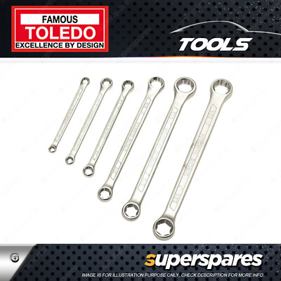 Toledo 6Pc of E-Star Spanner Set with Dual Head Double ended spanner ...
