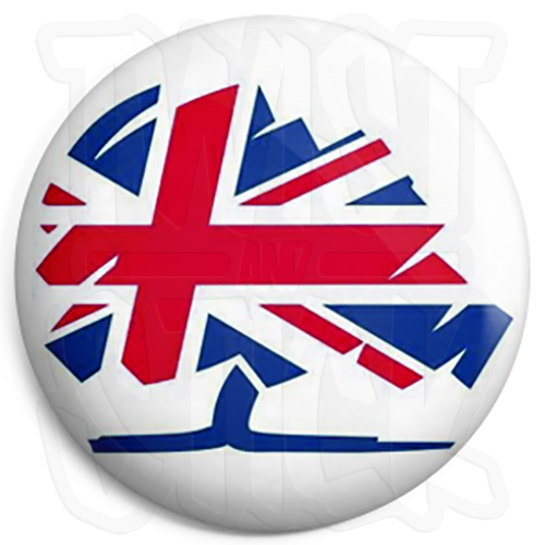 Conservative Flag - 25mm Political Election Button Badge, Fridge Magnet ...