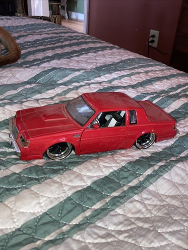 JADA 1987 BUICK GRAND NATIONAL REGAL DUB CITY 1:24 SCALE DIECAST RED ...