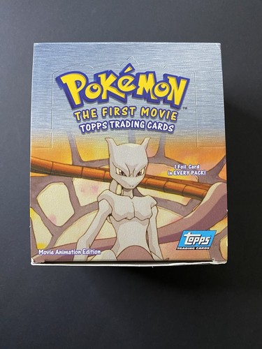 Topps The First Movie Booster Box EMPTY Pokemon TCG NM | eBay Australia