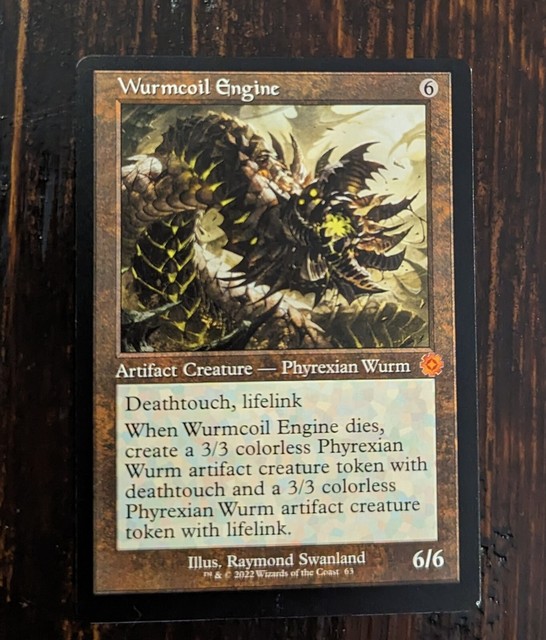 MTG Wurmcoil Engine The Brothers' War Retro Artifacts 63 Regular Mythic ...